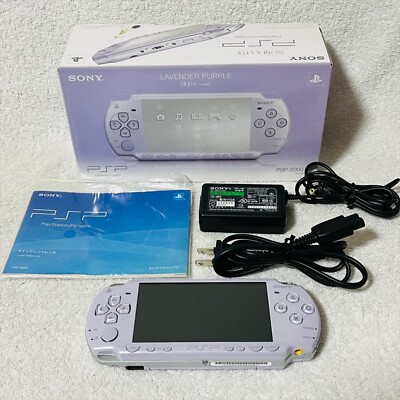 SONY PSP 2000 Lavender Purple console w/ charger battery Works fine | eBay