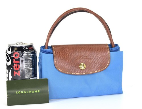 New Longchamp Le Pliage Type S Small Sky Blue Foldable Designer Handbag ...