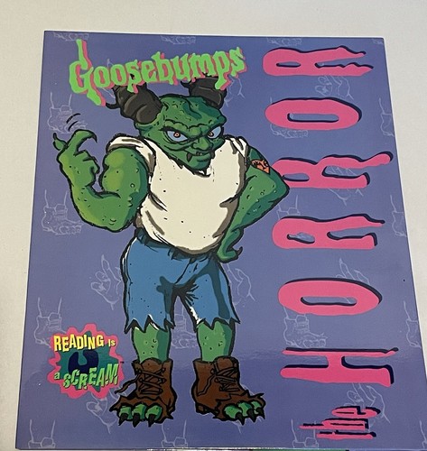 Vintage Goosebumps 3-Ring Pocket Folder School Supplies the HORROR 90's ...