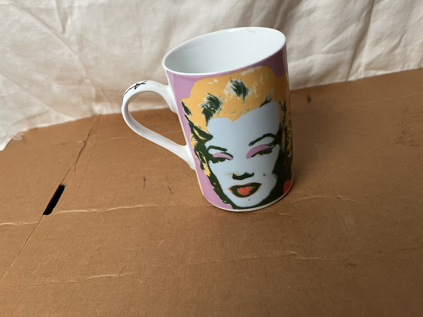 Marilyn Monroe by Andy Warhol Mug 1997 BLOCK Marilyn Monroe Abstract ...