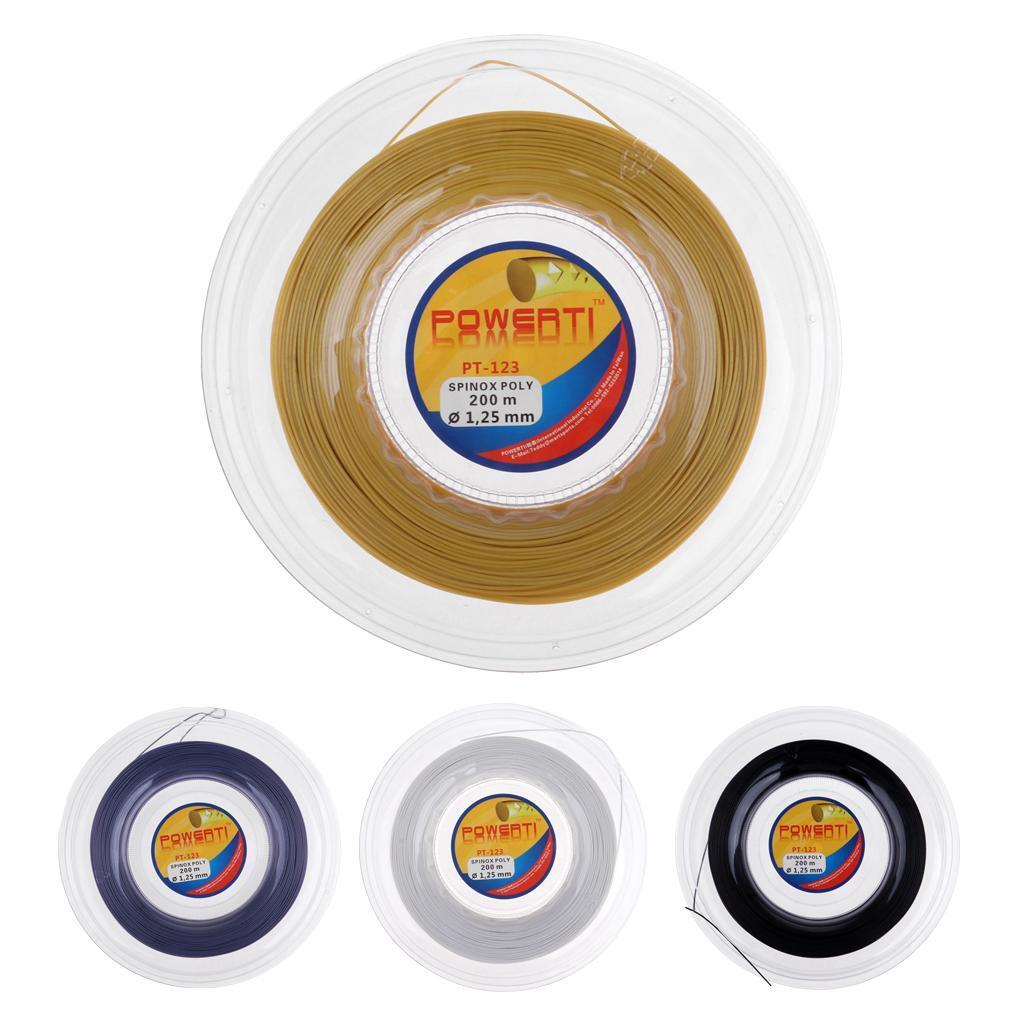 Universal Polyester Tennis String for Tennis Racket Racquet 1.250M Reel ...