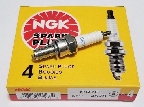 Spark Plugs NGK Standard - Stock #4578 - CR7E - Threaded Stud - Qty (4 ...