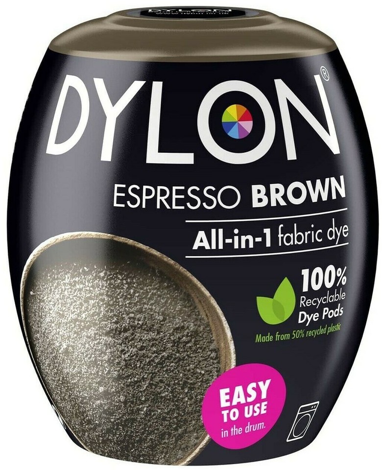 22 Colours Dylon Fabric & Clothes Dye, Dylon Machine / Hand Dye Black ...