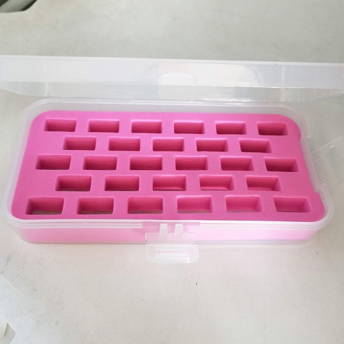 Set of 2 Bobbin Box Organizers Sewing Machine bobbins Holder Contain 28 ...