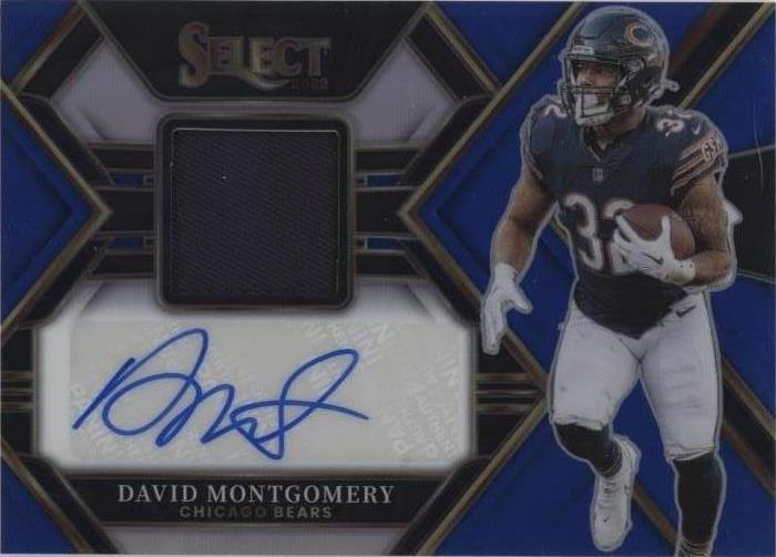 2022 Panini Select - Signature Memorabilia David Montgomery #SMP-DM ...