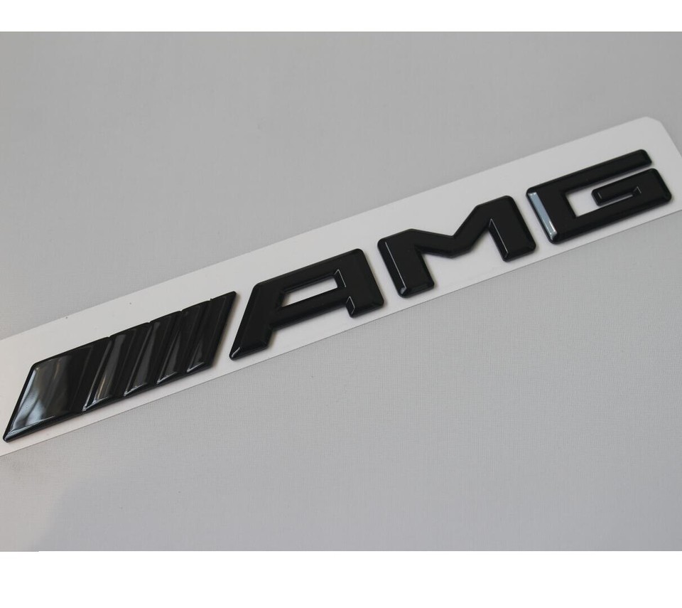 Glossy Black Trunk Letters Emblems Badges Sticker for Mercedes Benz ...