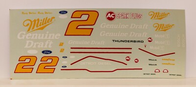 Miller Genuine Draft Car Model Decal, 1/25 scale. | eBay