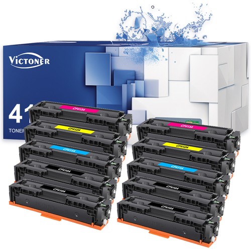 10PK CF410A 410A Toner Compatible With HP LaserJet Pro M452dw M452dn ...