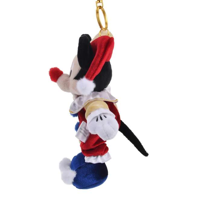 Disney Mickey Mouse Plush Keychain ( Pierrot Costume ) Japan NEW Disney ...