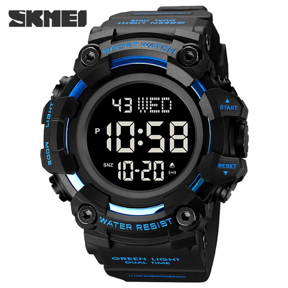 SKMEI Watches Men Brand Outdoor Digital Watch LED Alarm Stopwatch ...