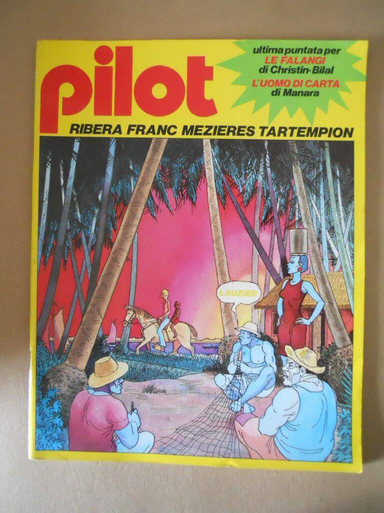PILOT Rivista Fumetti n 4 1982 Christin Bilal - Uomo di carta Manara ...