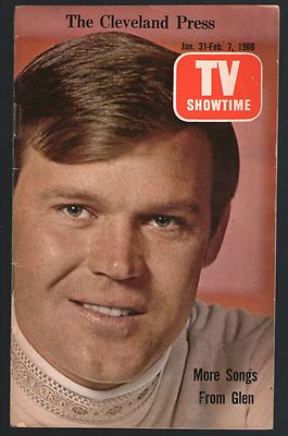 196 CLEVELAND TV SHOWTIME GUIDE ~ MARLO & TERRE THOMAS GLEN CAMPBELL ...