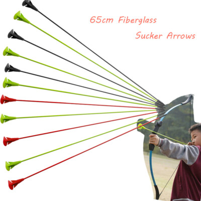 25.5'' Fiberglass Sucker Arrows Hunting Outdoor Archery Practice Kids ...