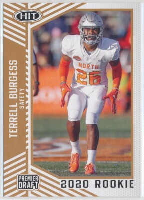 Terrell Burgess - Utah Utes - 2020 Sage HIT Football - GOLD - RC - #21 ...