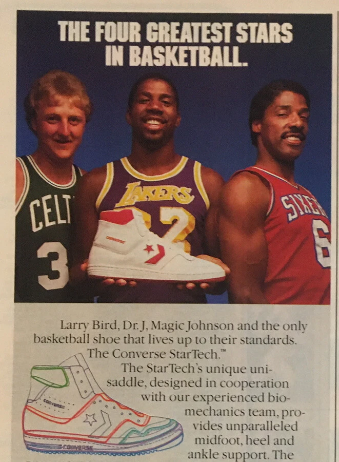 Magic Johnson Larry Bird Converse