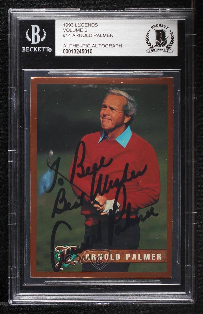 Arnold Palmer Golf Memorabilia & Signed Golf Collectibles