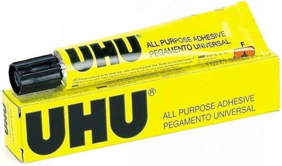 6 x UHU 60ml Tubes All Purpose Adhesive Strong Clear Glue CHEAPEST For ...