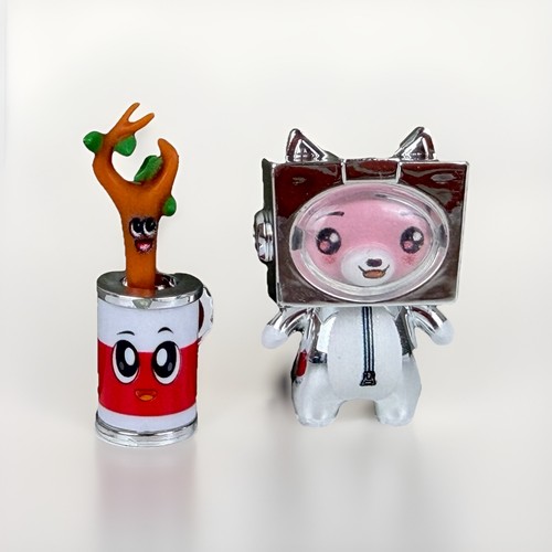 Lankybox MICRO Mystery Fig Series 1 Ultra Rare Astro Foxy + Sticky ...