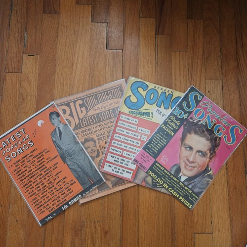 Lot Of 4 1930s Songbooks Popular Songs Screen Songs Judy Garland Rudy ...