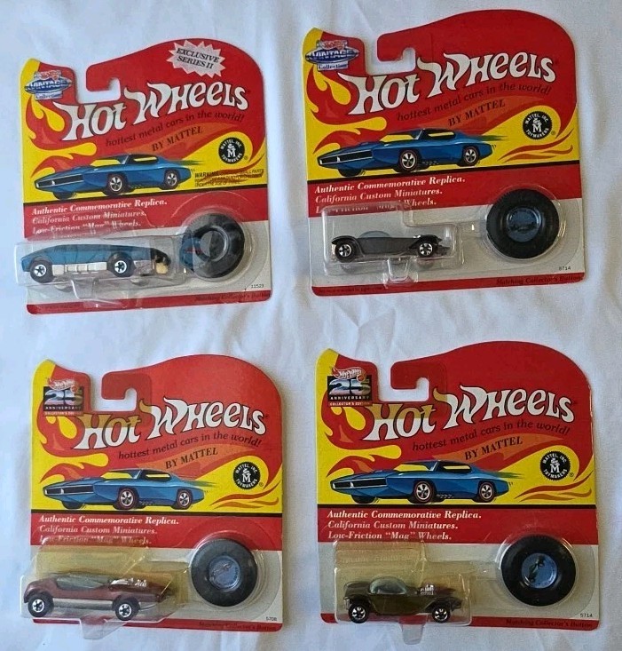 16 Hot Wheels Commemorative Replicas ***NEW*** Nomad,32 Ford Vicky ...