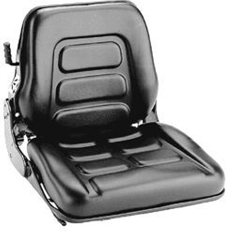 UNIVERSAL VINYL FORKLIFT SUSPENSION SEAT FITS LINDE CAT HYSTER YALE ...