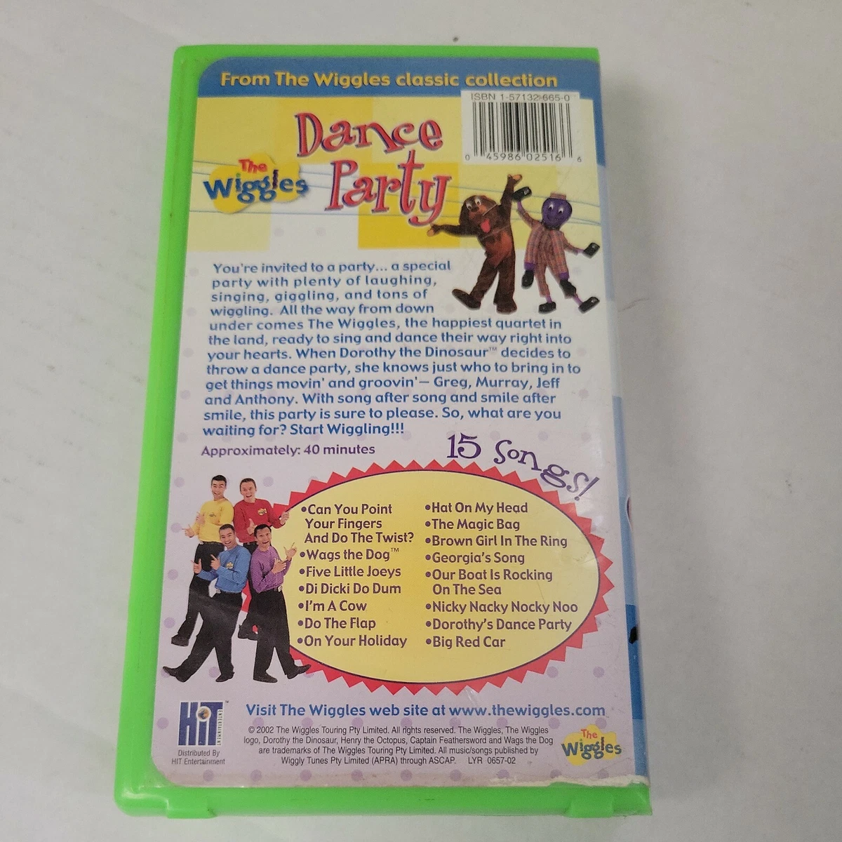The Wiggles Dance Party Vhs