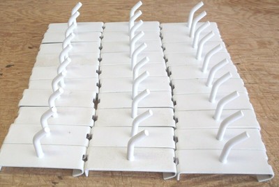 Grid Wall Hangers Hooks 1 Inch White Lot of 30 | eBay