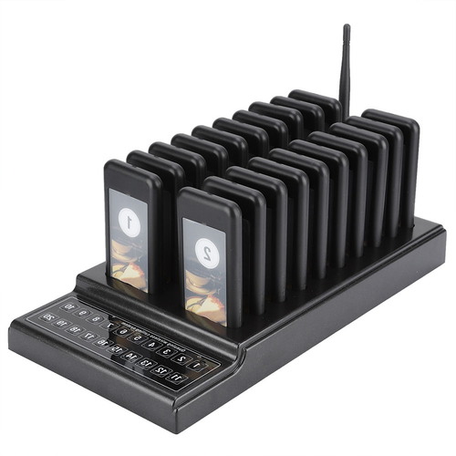 20 Channels Restaurant Pager Waiter Calling System Wireless Paging ...