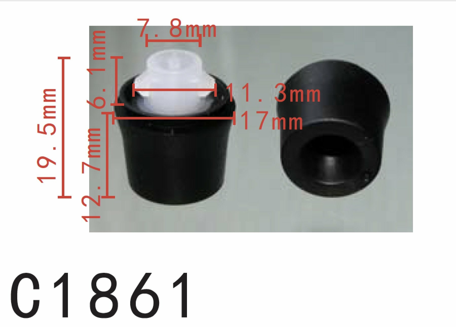 20pcs Front Door Rubber Bumper Cushion for Toyota 90541-09069 by ...