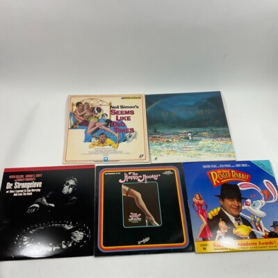 Lot of 5 Laser Videodisc Laserdisc Roger Rabbit Strangelove Kurosawa ...