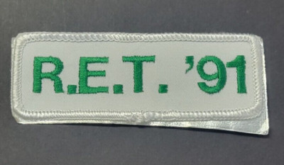 R.E.T. '91 Patch 1.25"X4" Registered Engineering Technologist ? | eBay