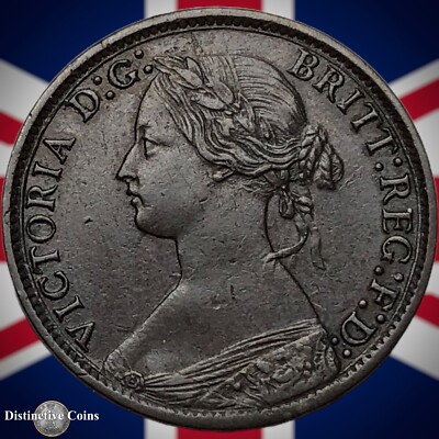Great Britain 1867 Farthing 1/4d GB3609 | eBay