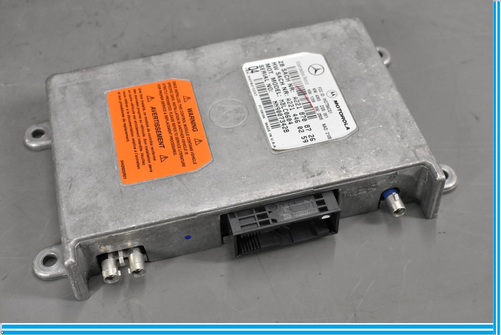 06-09 Mercedes W164 ML350 ML500 Communication Control Module Unit ECU ...