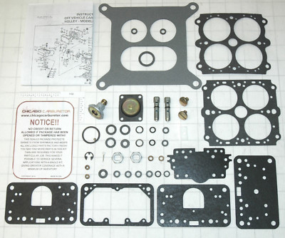 HOLLEY 6299 CARBURETOR KIT 390 CFM HOLLEY 4 BARREL CARBURETORS ETHANOL ...