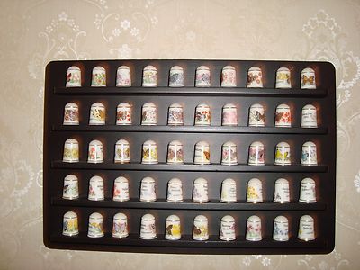 FRANKLIN MINT THIMBLES 50 STATES BUTTERFLIES&STATE FLOWERS AND THE ...