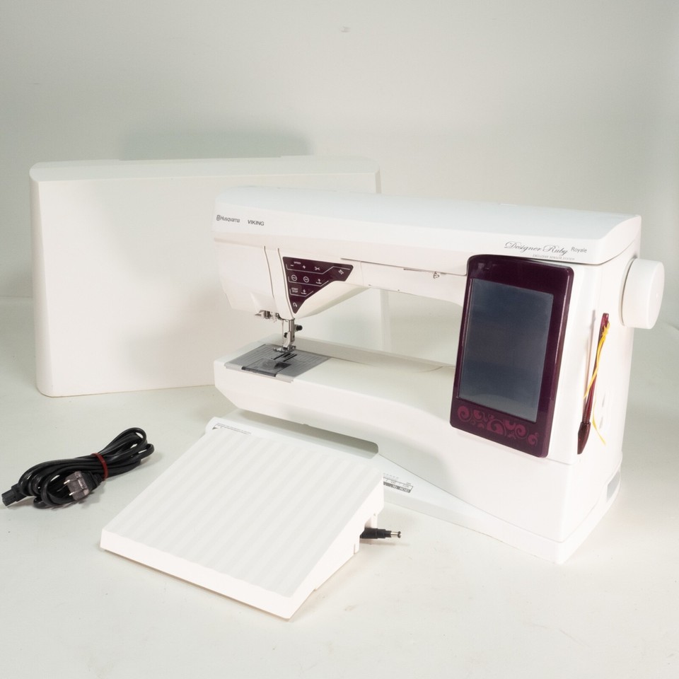 Husqvarna Viking Designer Ruby Royale Computerized Sewing Embroidery ...