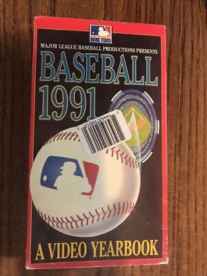 Baseball 1991 - A Video Yearbook - VHS Videotape Still Sealed - Rare ...