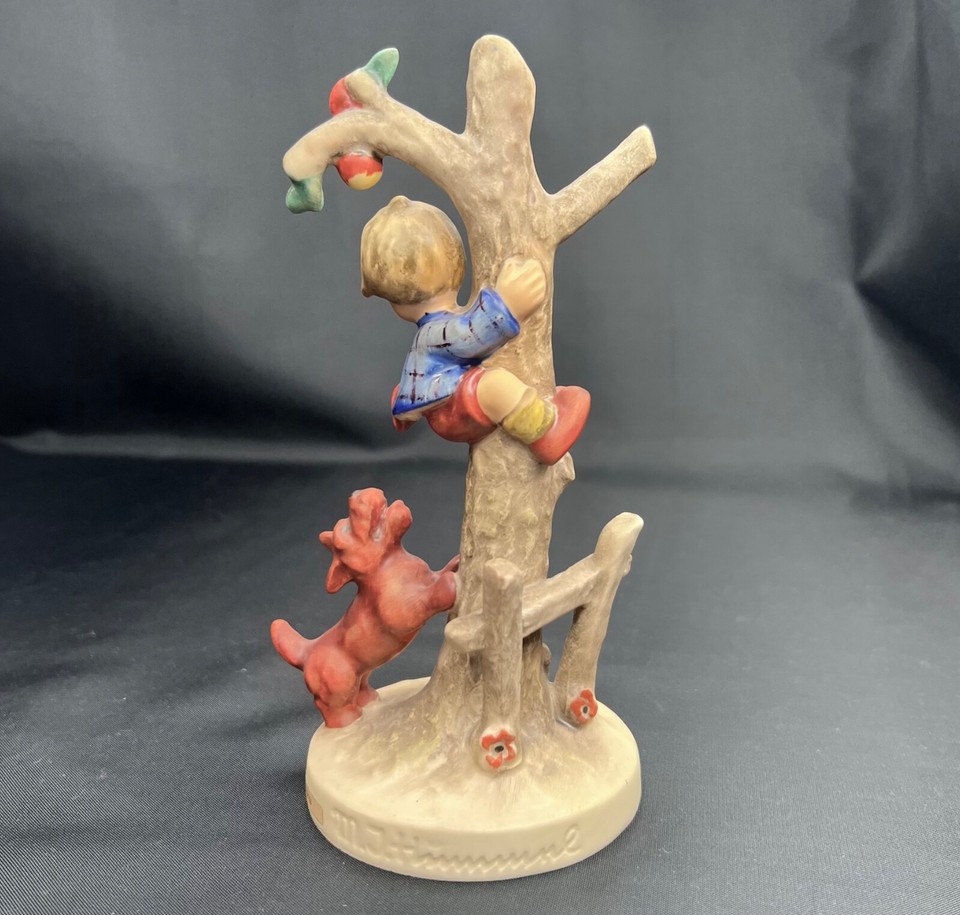 Vintage 1982 Hummel Figurine CULPRITS 56/A Boy Climbing Apple Tree w ...