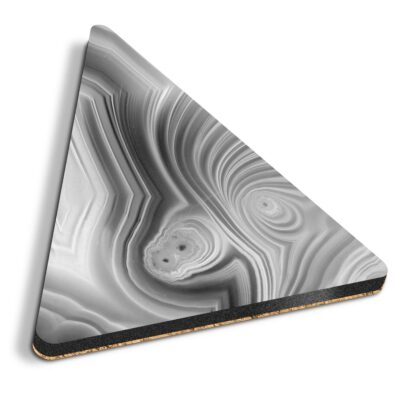 1x Triangle Coaster - BW - Agate Geode Geology Rock #38891 | eBay