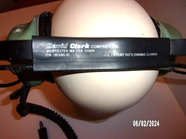 David Clark Aviation Head Set | eBay