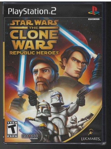 Star Wars the Clone Wars: Republic Heroes PS2 (Brand New Factory Sealed ...