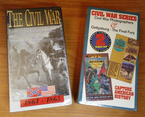 Lot of 2 Civil War Photographers and Gettysburg VHS Box Sets | eBay