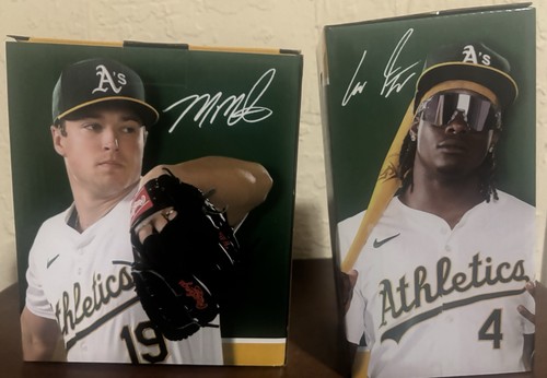 2 pack Lawrence Butler & Mason Miller BOBBLE HEADS 2025 Sacramento A’s ...