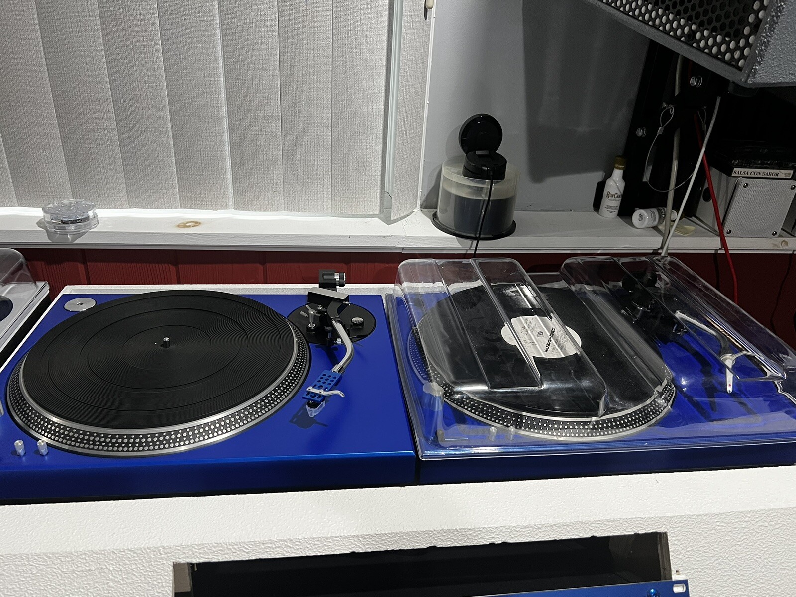Technics SL-1200 First Model 1st Generation SL1200 MK1 Custom Blue Pair ...