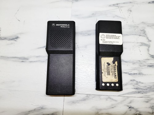 Motorola Radius P110 Portable Radio WITH BATTERY Untested | eBay