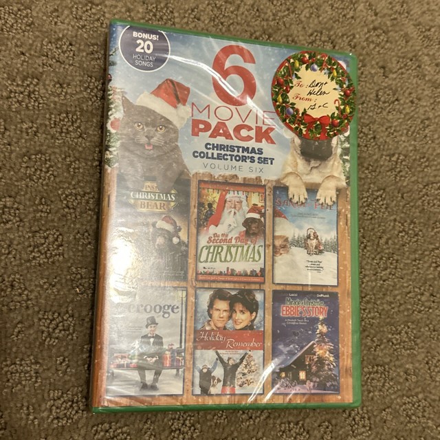 Christmas Movie DVD Collection 6 Films on 2 Disc Holiday Movies for ...