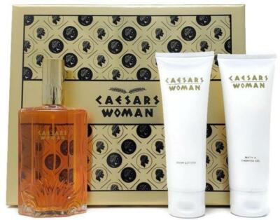 Caesars Woman Caesars World Women 3pc Set 3.3oz Extravagant Cologne USA ...