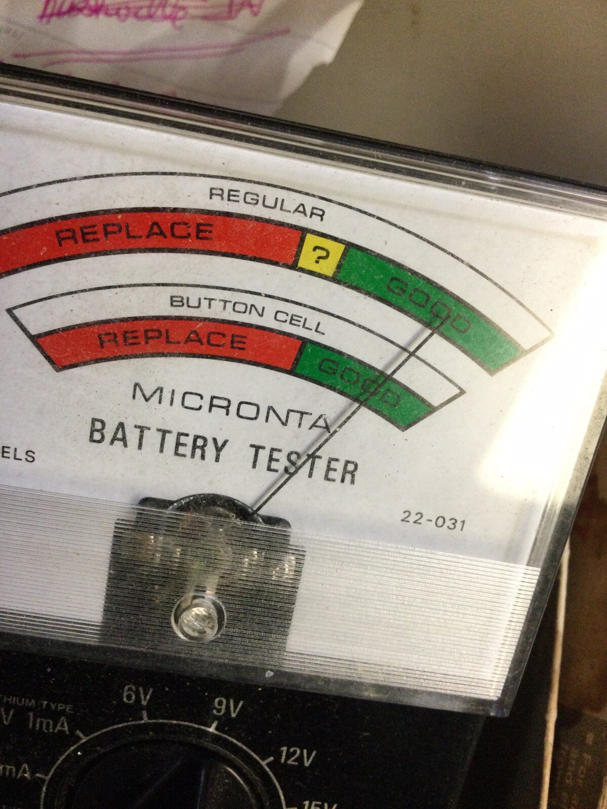 Vintage Micronta Battery Tester 22-031 with instructions Works used | eBay
