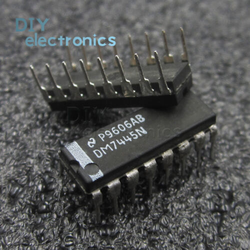 1PCS/5PCS DM7445N DM7445 7445N 16PINS BCD to Decimal Decoders/Drivers ...