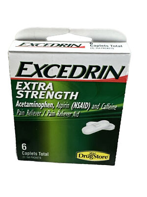 Drug Store Excedrin Extra Strength Pain Treatment - (6 Count) (3) 2ct ...